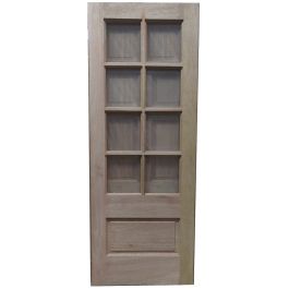 Cedrorana Door 3/4 French 8 Lite 36in x 80in | H&B Hardware and Lumber Inc