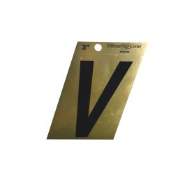 Letter Black/Gold V 3in | H&B Hardware and Lumber Inc