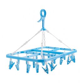 Rectangular Mutli-Purpose Hanger With 28 Clips | H&B Hardware and ...