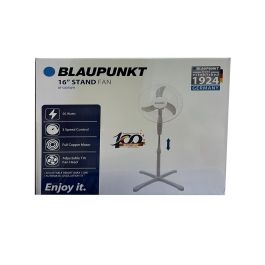 Blaupunkt Standing Fan White Metal 16 in. (BFS003WH) | H&B Hardware and ...
