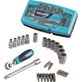 Socket Set Square Drive 1/4 in. 25 pcs (ESS25PS) | H&B Hardware and ...